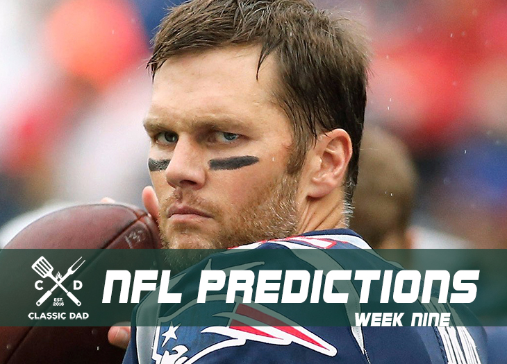 Classic Dad NFL Predictions -- Week 9, 2017 | Classic Dad
