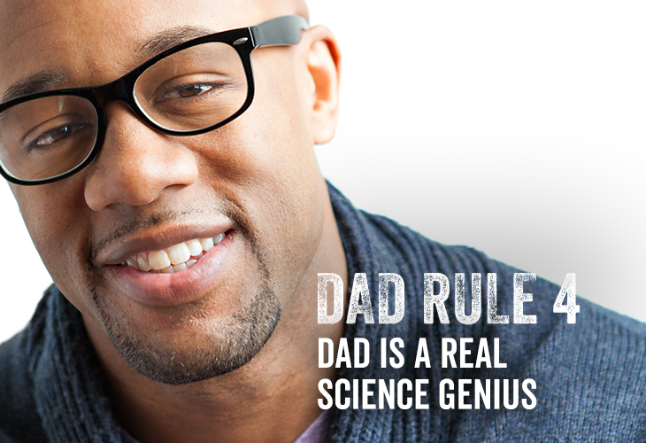 Dad Rule: Dad Is A Science Genius | Classic Dad